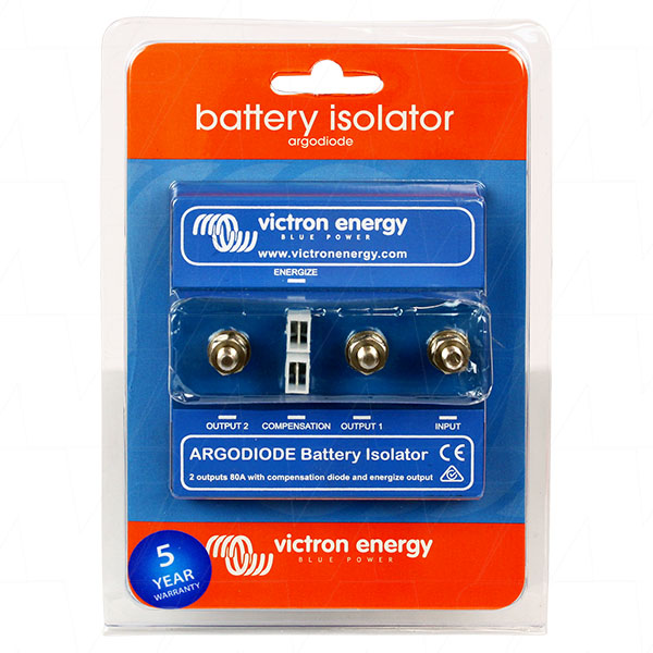 Victron Energy 80-2AC ARGODIODE - 80A 2 Battery Diode Isolator with ...