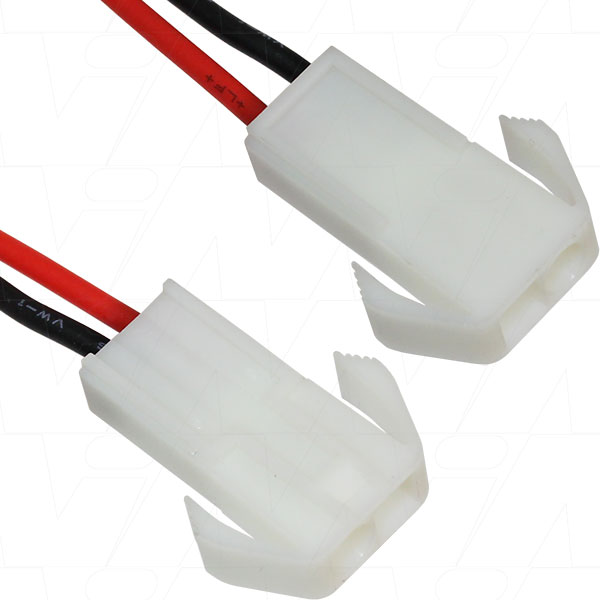 Enepower CE021A - JST ELR-02V Female Connector + Male Pins 300mm AWG18 UL1015