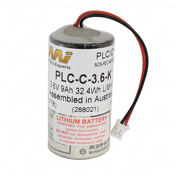 MI Battery Experts PLC-C-3.6-K - Specialised Lithium PLC Battery
