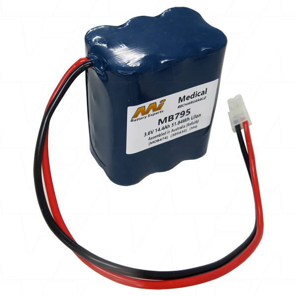 MI Battery Experts MB795 Medical battery suitable for SenTec AG SDM ...