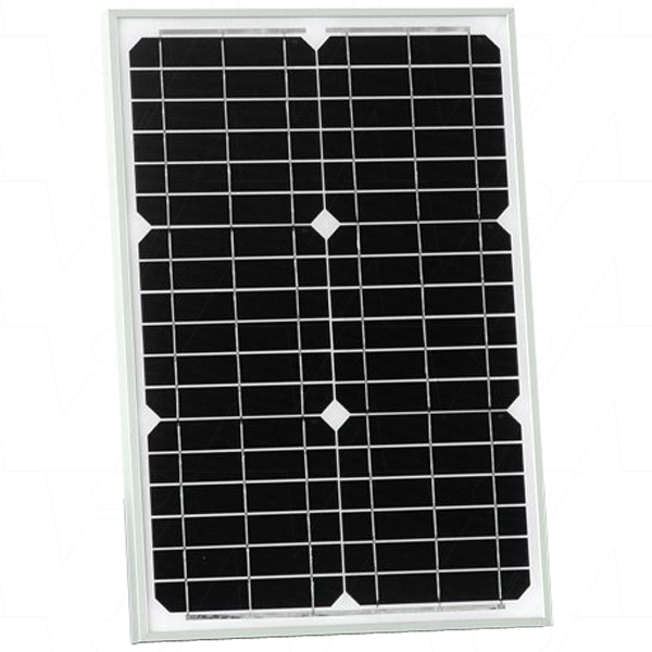 Symmetry SY-M5W-8M 12V 20W Symmetry Monocrystalline Solar Module with 5 ...
