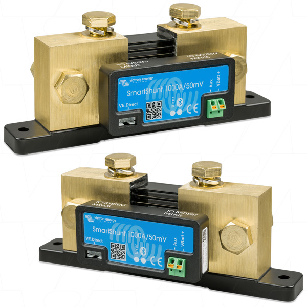 Victron Energy SHU050210050 Smart Shunt 1000A/50mV Battery Monitor