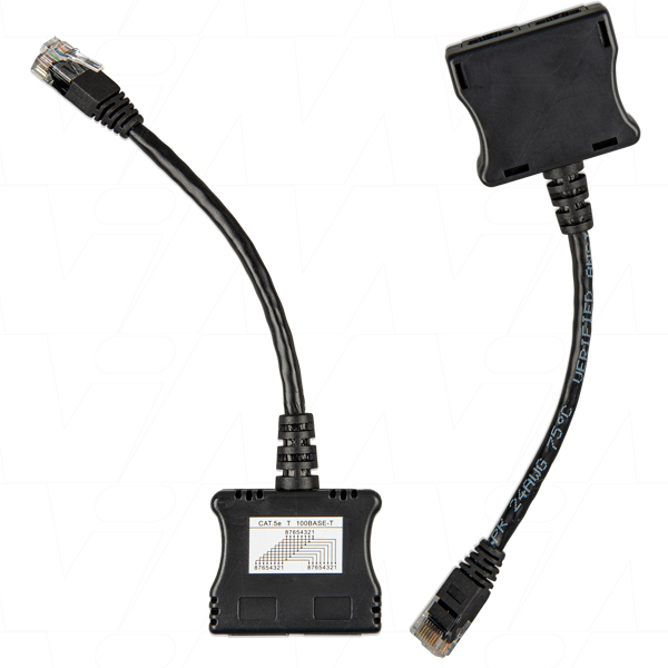 Victron Energy RJ45-SPLITTER - 1xRJ45 male/15cm cable/2xRJ45 female