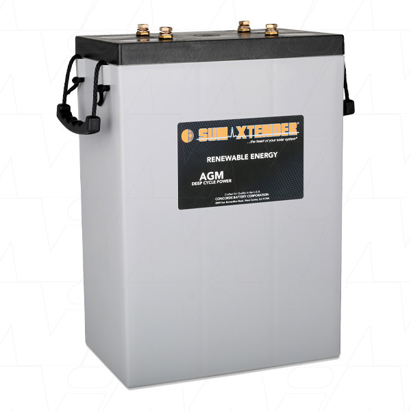 Sun Xtender PVX-12150HT 2V 1215Ah Concorde Deep Cycle for Green Power ...