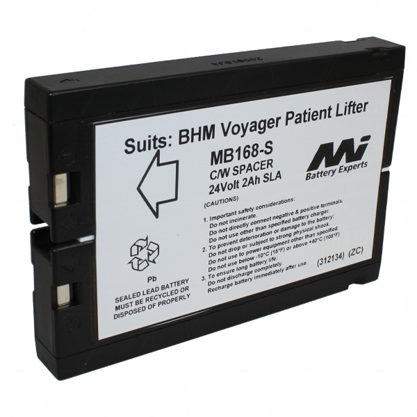MI Battery Experts MB168-S - MI Battery Experts BHM Medical Inc Voyager ...