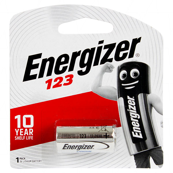 Energizer EL123A-BP1 - EL123A Energizer Lithium battery replaces CR123A ...