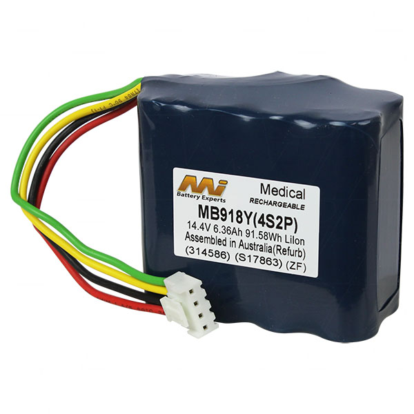 MI Battery Experts MB918Y Medical Battery suitable for Weinmann Accuvac ...