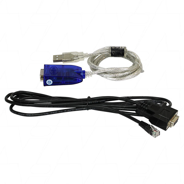 UP/US Pylontech Communications Cable Set: 1 x RS232 to USB cable, 1 x ...