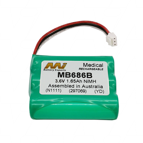 MI Battery Experts MB686B Medical Battery for for Omron HBP1300 ...