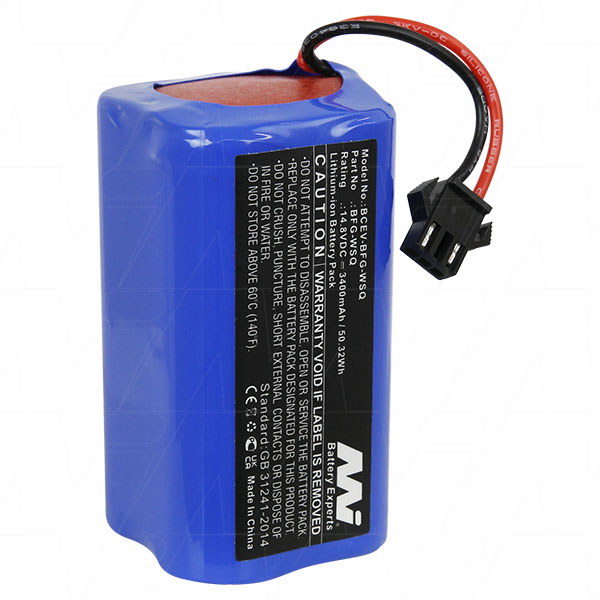 MI Battery Experts BCEV-BFG-WSQ Robot Vacuum Cleaner Battery suitable ...