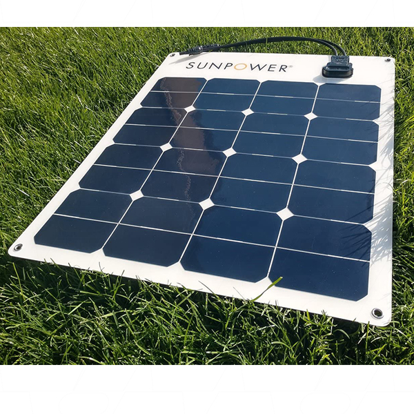 Sunpower SPR-E-FLEX-50 Sunpower 50W Monocrystalline Flexible Solar ...