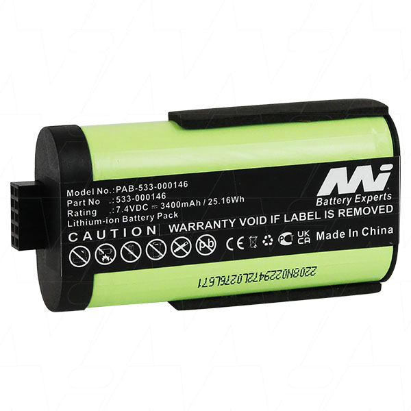 MI Battery Experts PAB-533-000146-BP1 Replacement battery suitable for ...