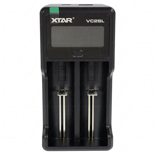XTAR VC2SL - XTAR 1-2 Cell Lithium Ion Battery Charger with USB-C ...