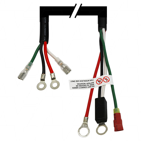 Delta-Q DQIC-DC HARNESS 475-0351 IC Series DC Harness 1.8M long c/w ...