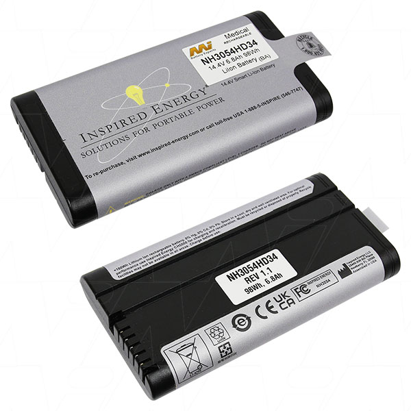 Inspired Energy NH3054HD34 14.4V 6.8Ah 98Wh Smart Battery