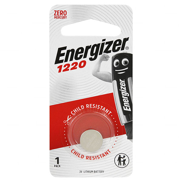Energizer ECR1220-BP1 Energizer CR1220 3V Lithium Coin Cell Blister of 1