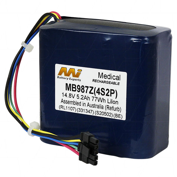 MI Battery Experts MB987Z Medical Battery Refurbishment suitable for ...