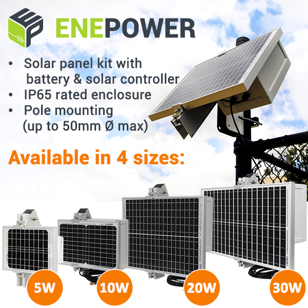 Enepower SMK-ENE20W 20W Pole Mountable Solar Panel Kit