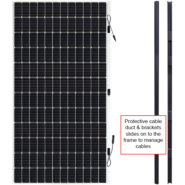 Sunman SMF430F-12X12UW 430 Watt eArc Frameless Flexible Mono Solar ...