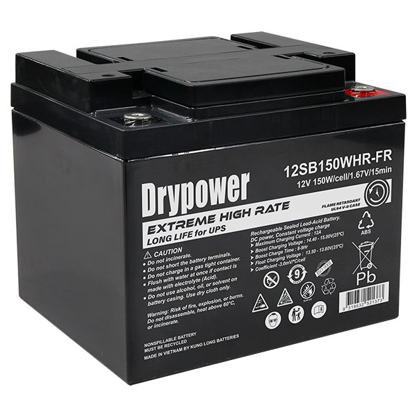 Drypower 12SB150WHR-FR Drypower 12V 40Ah 150W/Cell (15min) EXTREME High ...