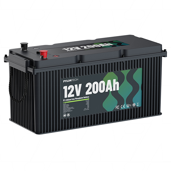 Pylontech RV12200 12.8V 200Ah 2560Wh LiFePO4 battery with Bluetooth