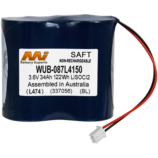MI Battery Experts WUB-087L4150 Water Utility Battery suit. for Siemens