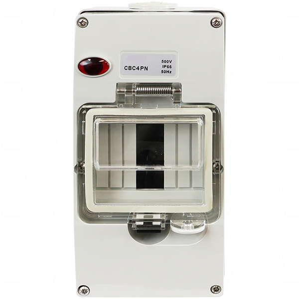 CBC-4PN Enepower IP65 Rated 4 Pole Surface Mount Load Centre Enclosure