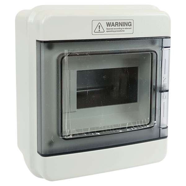 MS-6P Enepower IP65 Rated 6 Pole Surface Mount Load Centre Enclosure