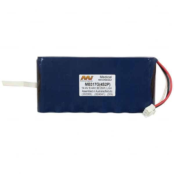 MI Battery Experts MB317G Medical Battery refurbish for Edan TWSLB-004