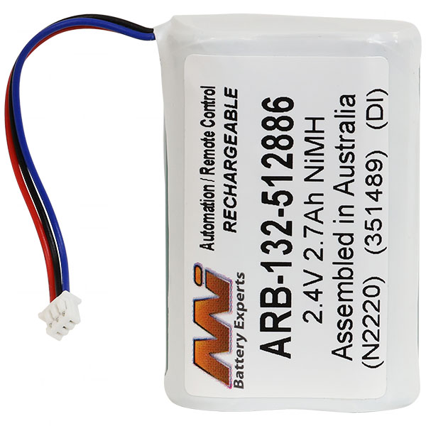 MI Battery Experts ARB-132-512886 2.4V NiMH battery for Kaba Ilco 79