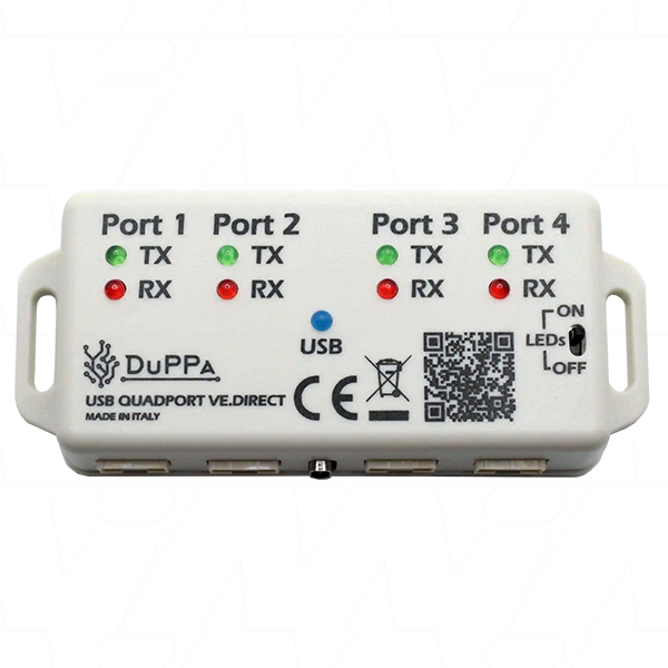 Duppa USB Quadport USB Hub to suit 4 x isolated VE.Direct ports
