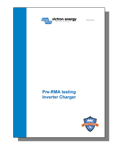 Victron Energy Error Diagnostic Processes and Test Report Forms ...