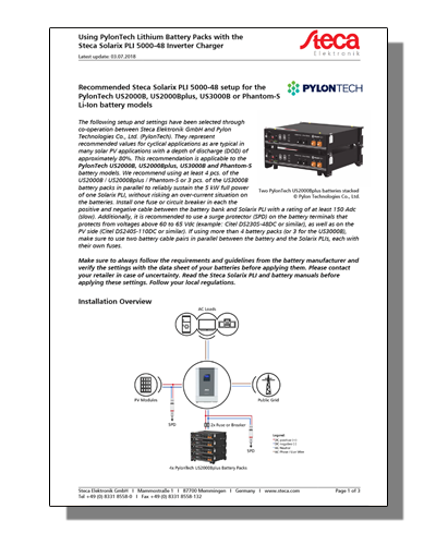 Operating Manuals | Steca